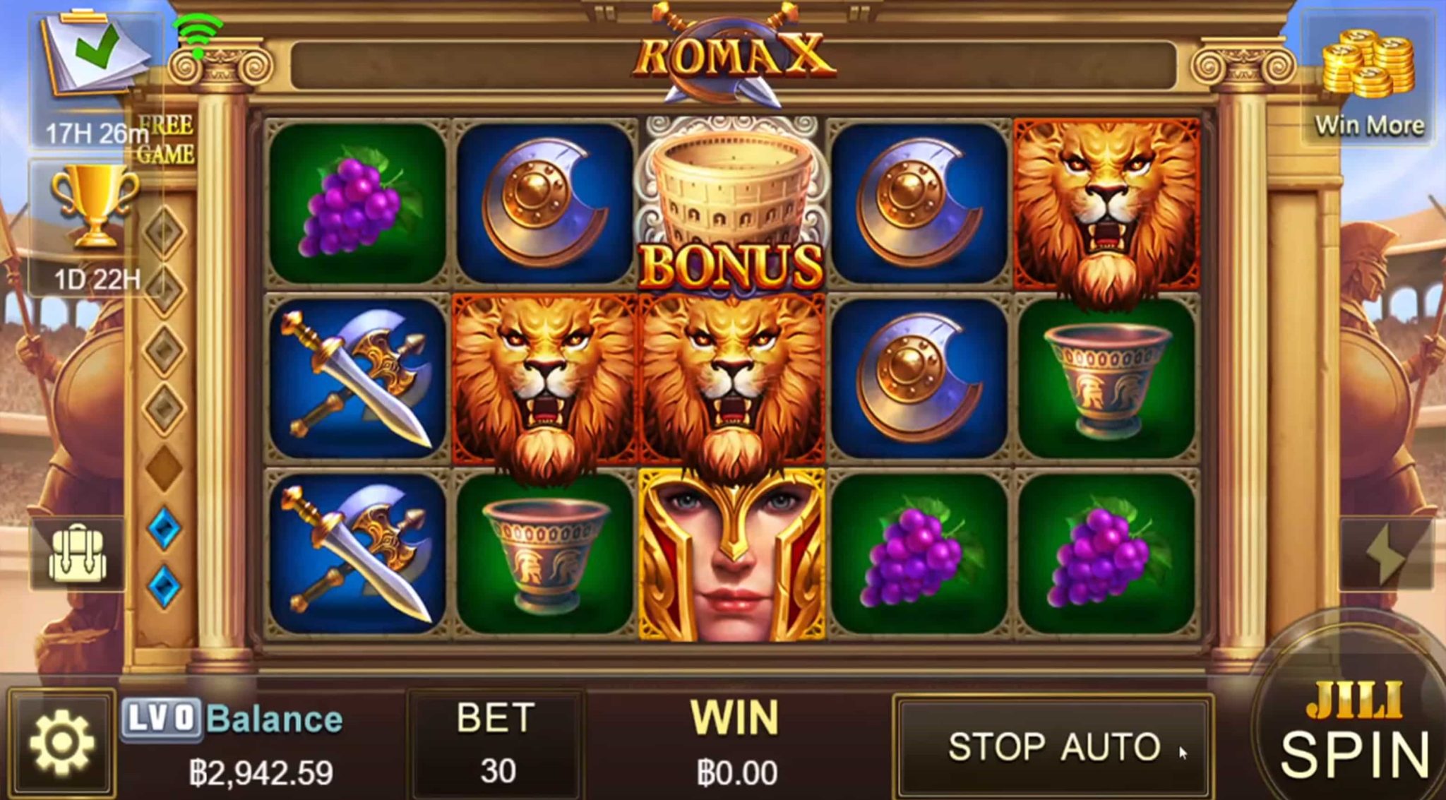 ROMA X - JILI Slot Review & Free Play Demo Slot